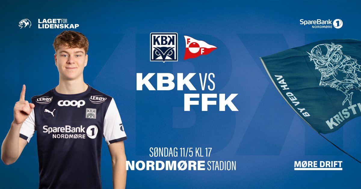 Ny hjemmekamp: KBK møter Fredrikstad / Kristiansund